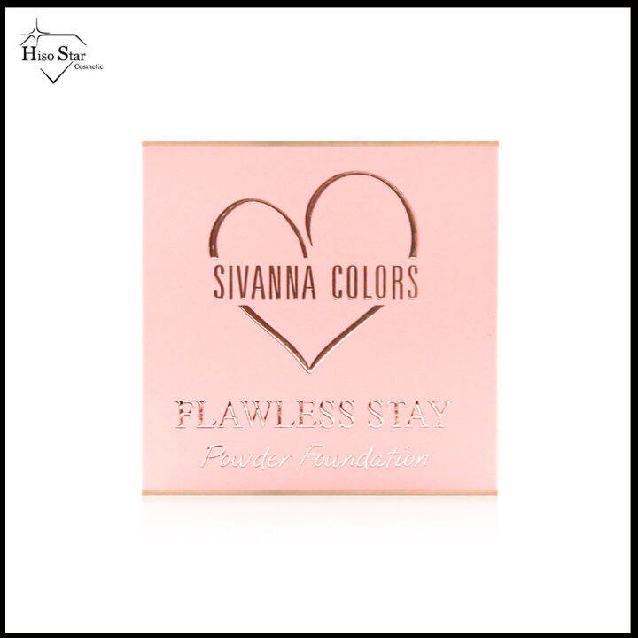 Sivanna Colors Flawless Stay Powder ซีเวนน่า แป้งพัฟ ฟลอเลส สเตย์ พาว ...