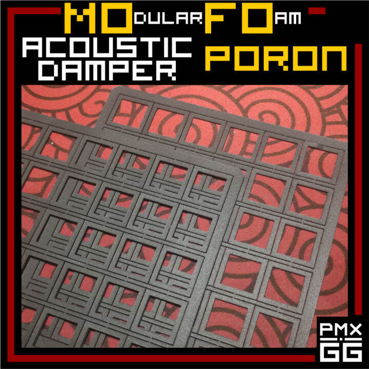 PMX.GG MOFO (Modular Foams) Keyboard Acoustic Damper (108pcs) - PORON (Thick and Matte) | Lazada PH