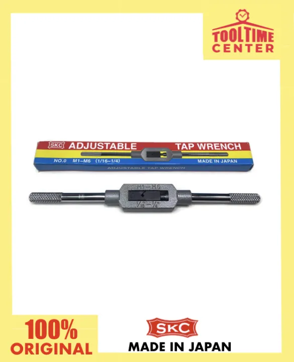 SKC Adjustable Tap Wrench No.0 1/16-1/4" or M1-M6 Made in Japan | Lazada PH