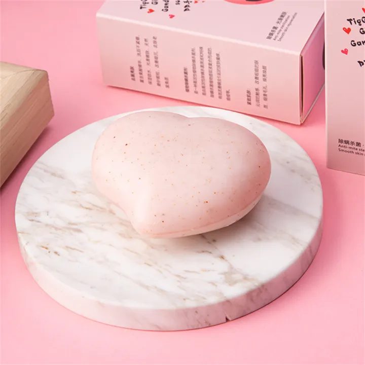 Towoo 80กรัมพีชไวท์เทนนิ่งสบู่ป้องกันไร PP สบู่ร่างกายรักแร้ชิ้นส่วน ...