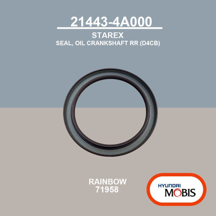 214434A000 Seal Oil Crankshaft Rear for HYUNDAI Starex (D4CB) [Mobis ...