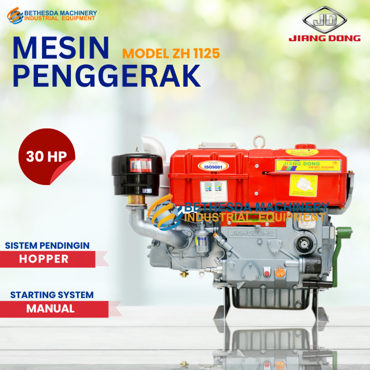 Mesin Penggerak Diesel 30 HP 30PK Jiangdong ZH 1125 - 30HP Hopper | Lazada Indonesia
