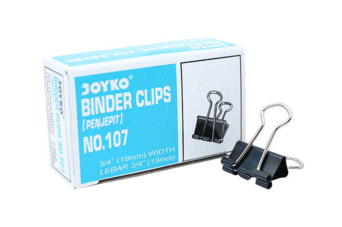 Binder Clips Joyko Binder Clips No 107 Penjepit Kertas Paper Clip Besar ...
