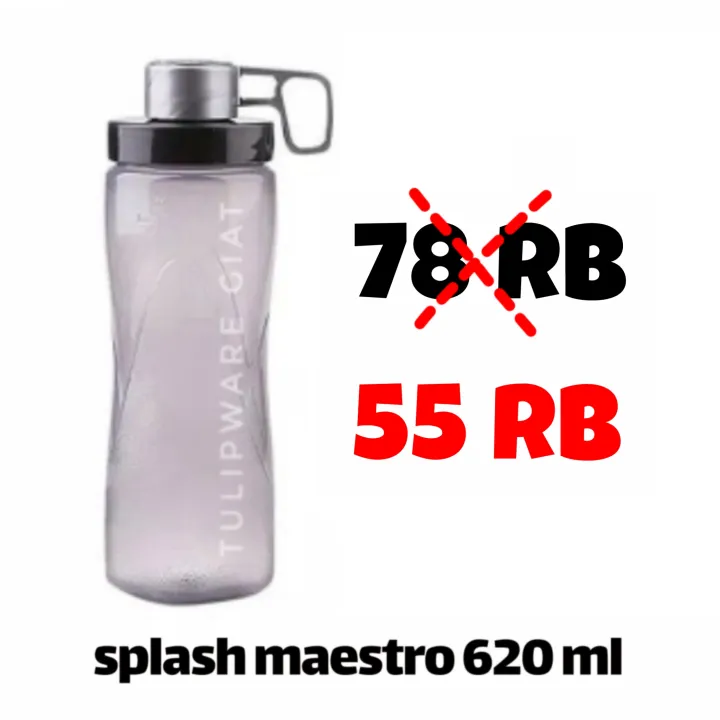 Twin Tulipware Splash Bottle Maestro Botol Minum Macho Anti Tumpah Asri ...