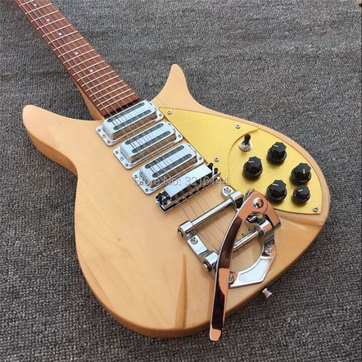 6 String Rickenbacker 325 Electric Guitar Natral Wood Body Toaster ...