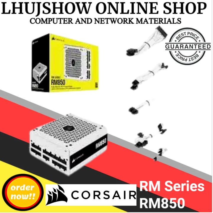 Corsair RM850 White Gold 850W 80+ Full Modular CP-9020232-NA | Lazada PH