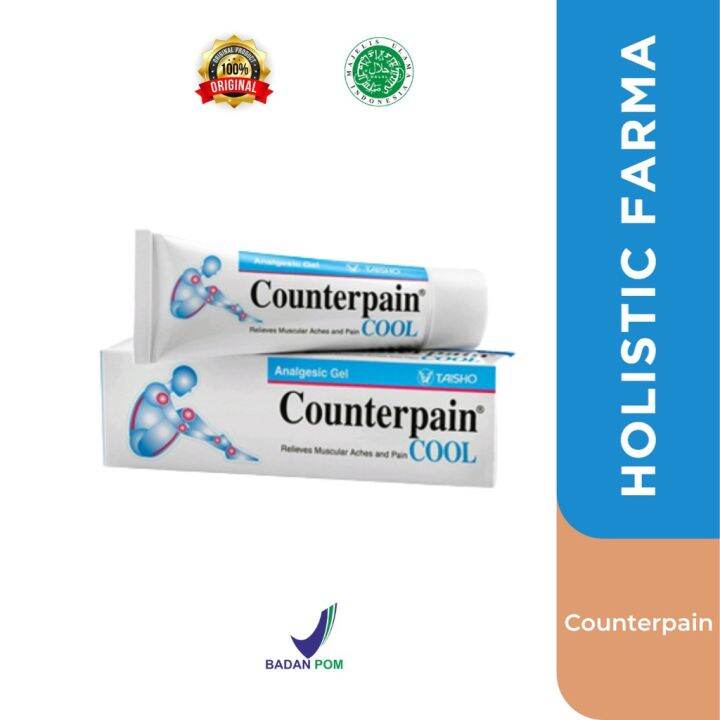 Counterpain Cool Gel 15 Gr, 30 Gr, 60 Gr Krim Pereda Nyeri Otot dan ...