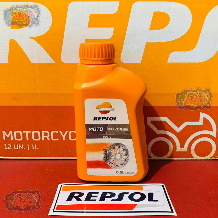Repsol Moto Brake Fluid DOT4 Synthetic 500ml | Lazada PH