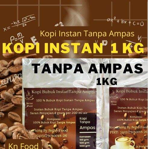 kopi Instant Espresso Tanpa Ampas 1KG Spray Dried Coffee | Lazada Indonesia