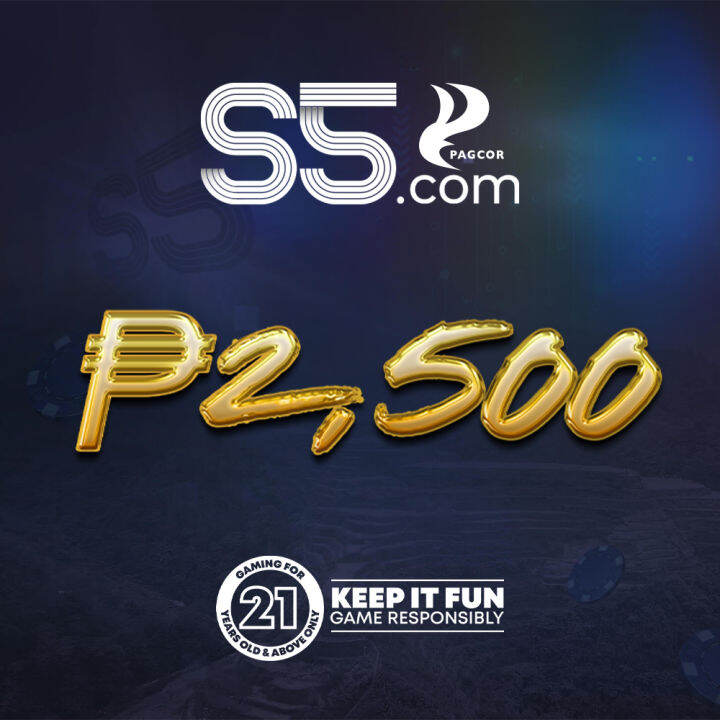 S5 Casino - ₱2,500 Casino Load - S5.COM | Lazada PH