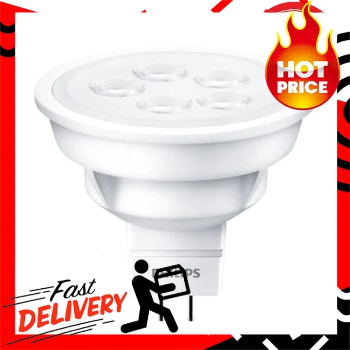 ((Promotion)) หลอด MR16 LED ต่อตรง 4 วัตต์ Cool Daylight PHILIPS รุ่น ...