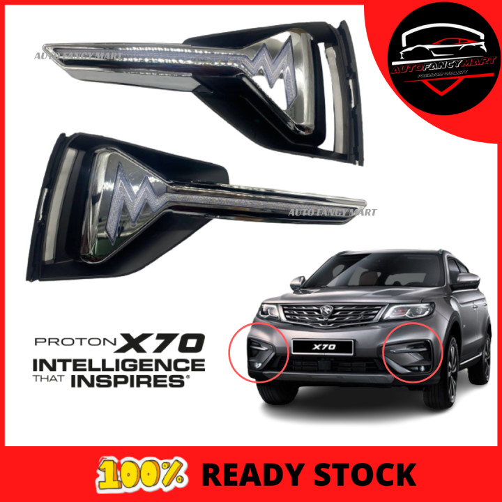 Proton X70 Spec V Running Fog Lamp Cover Daylight LED 3 Colour | Lazada