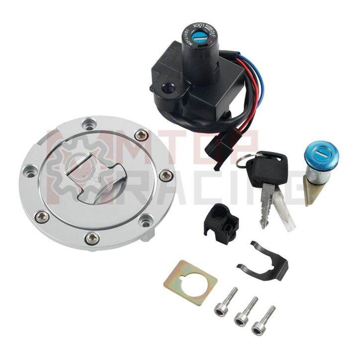 Gas Tank Fuel Cap Ignition Switch Lock Key For Honda CBR250R MC19 1988 ...