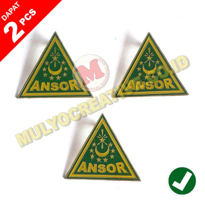 Pin Bross Ansor- Pin Ansor Pin Logo Model Segitiga /2pcs | Lazada Indonesia