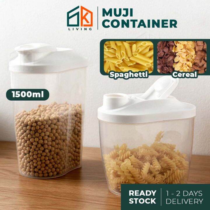 Muji Container Storage Box Cereal | Lazada