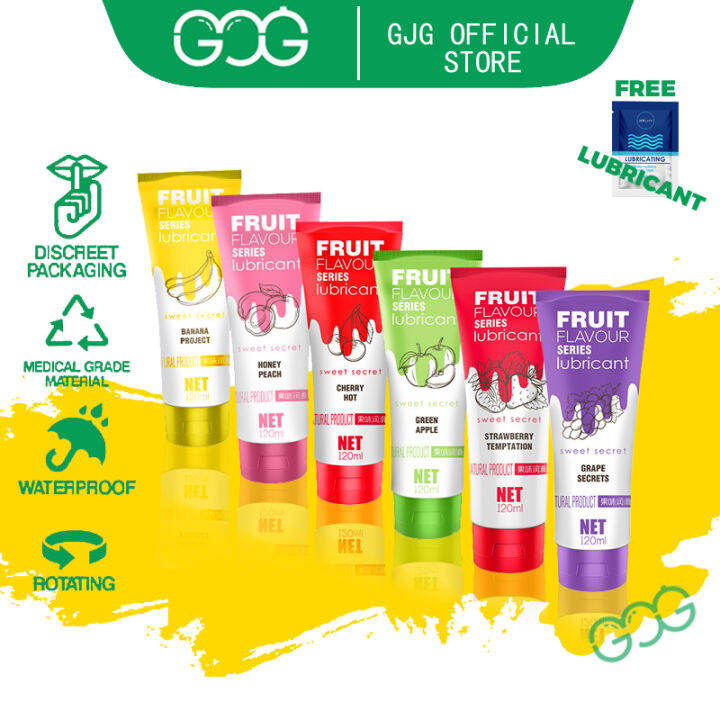 GJG Fruit flavor Series Lubricant Water Based For Couple 120ml | Lazada PH