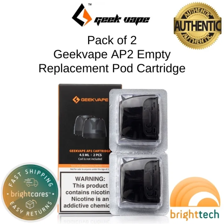 Geekvape AP2 Aegis Pod 2 Replacement Pods Empty Cartridge Authentic ...