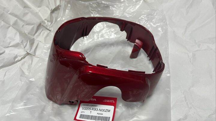 ฝาครอบมาตรวัดตัวบน สีแดงเลือด SCOOPY-i 2017-2019 อะไหล่แท้ 53205-K93 ...