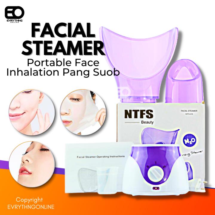 Portable Sauna Mist Sprayer, Face Cleanser, Steam Menthol Inhaler ...