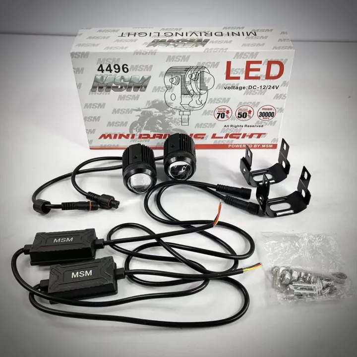 led lights for motorcycle MSM V1 V2 Motorcycle Mini Driving Light Led ...