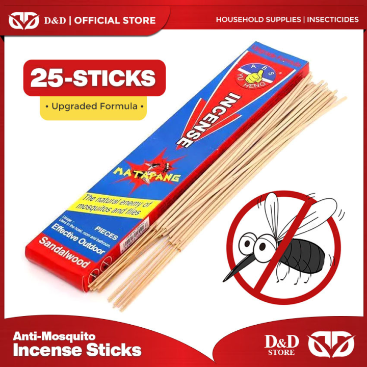 D&D | 1 Box ( Sandalwood , Jasmin ) Incense Organic Mosquito Killer | Lazada PH