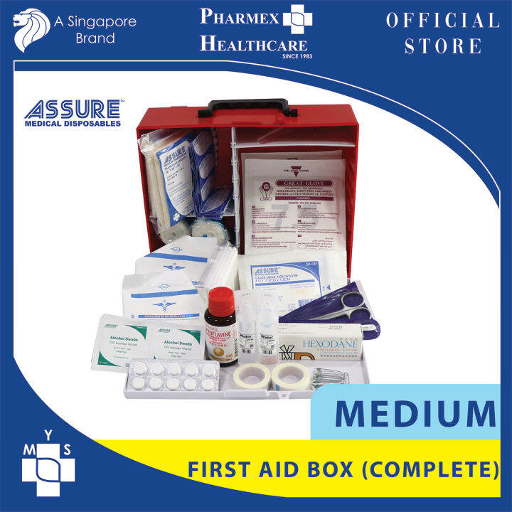 ASSURE First Aid Box Complete Medium | Lazada Singapore