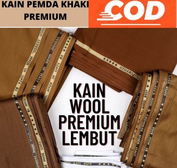 DASAR KAIN PEMDA KHAKI PNS PDH ASN KAIN SERAGAM DINAS WOOL SILK AND ...