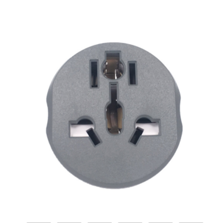 EU Plug Adapter Universal 16A EU Converter 2 Round Pin Socket AU UK CN US To EU Wall Socket AC ...