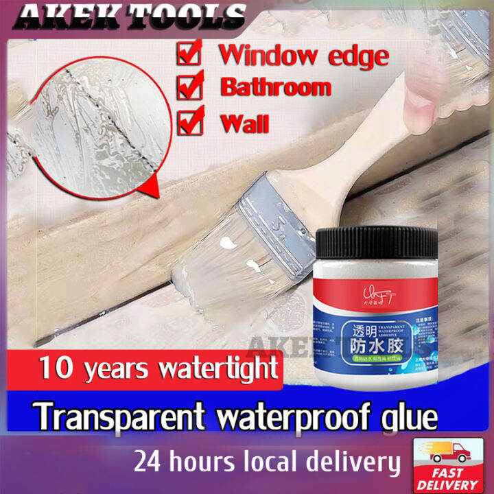 【10 Years 】WatertightSealant Transparent Waterproof Glue With Brush ...