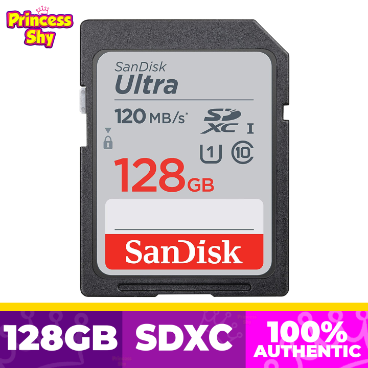 SanDisk Ultra UHS-I SDXC SDSDUN4-128G Memory Card Class 10 128GB 120mbps | Lazada PH