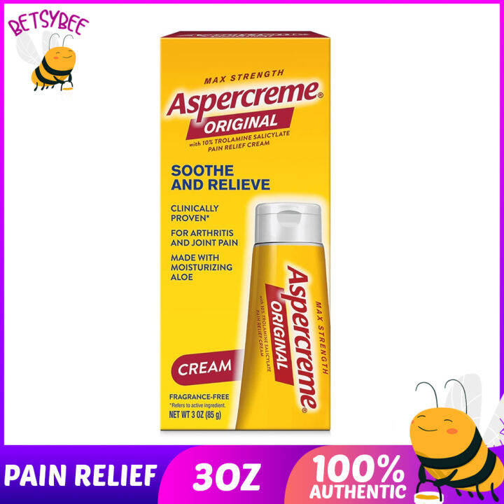 Aspercreme Original Max Strength Pain Relief Cream Fragrance Free 3 oz ...
