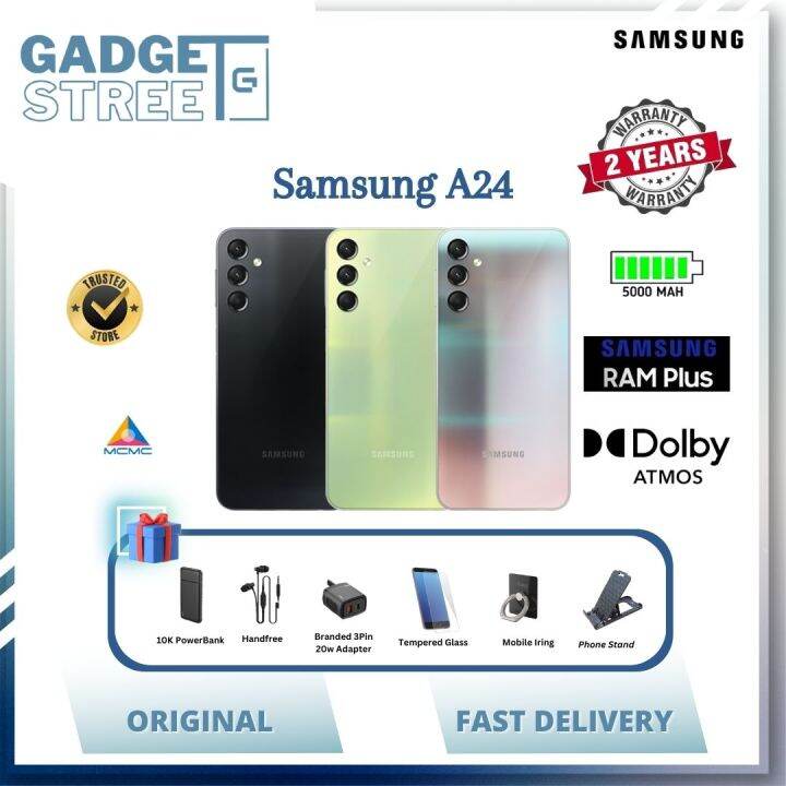 Samsung Galaxy A24 (6/8GB Ram + 128GB Rom) + 1 Year Warranty By Samsung Malaysia (SM-A245) | Lazada