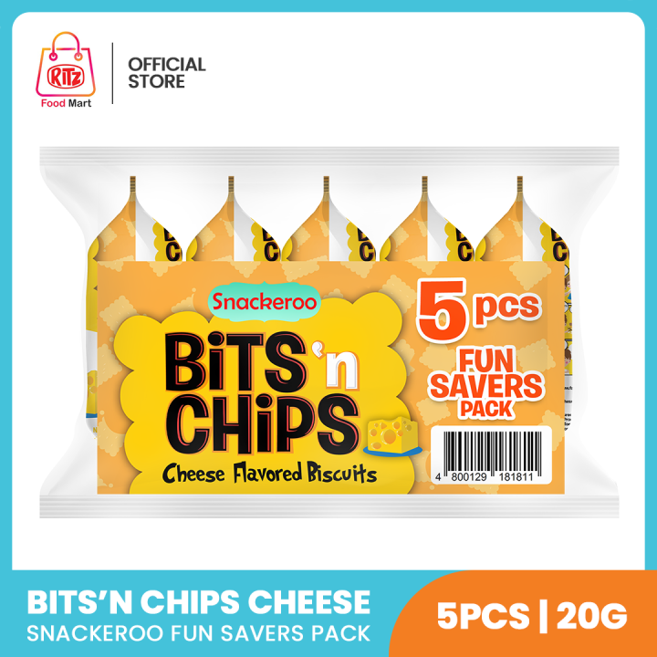 Snackeroo Bit's N Chips Cheese Fun Savers Pack - 5 pcs. | Lazada PH