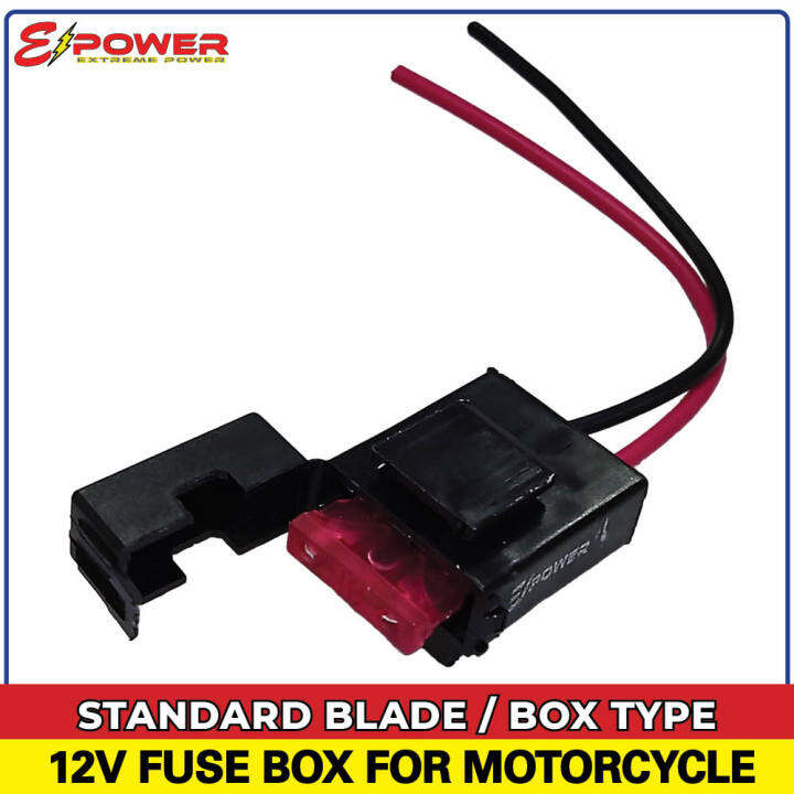 E-POWER Motorcycle Fuse Box [Glass / Standard Blade-Box / Mini Blade ...