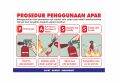 SING STICKER LABEL K3 RAMBU CARA PENGGUNAAN APAR 15 X 20CM PEMADAM API ...