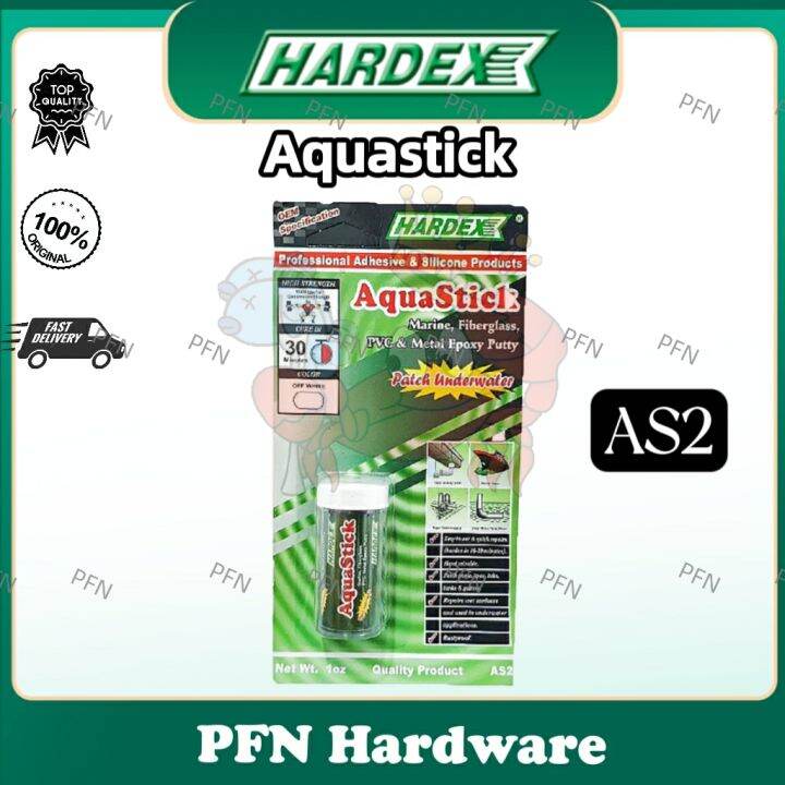 HARDEX AquaStick Patch UNDERWATER Epoxy Compound Putty (AS2) / Aqua ...