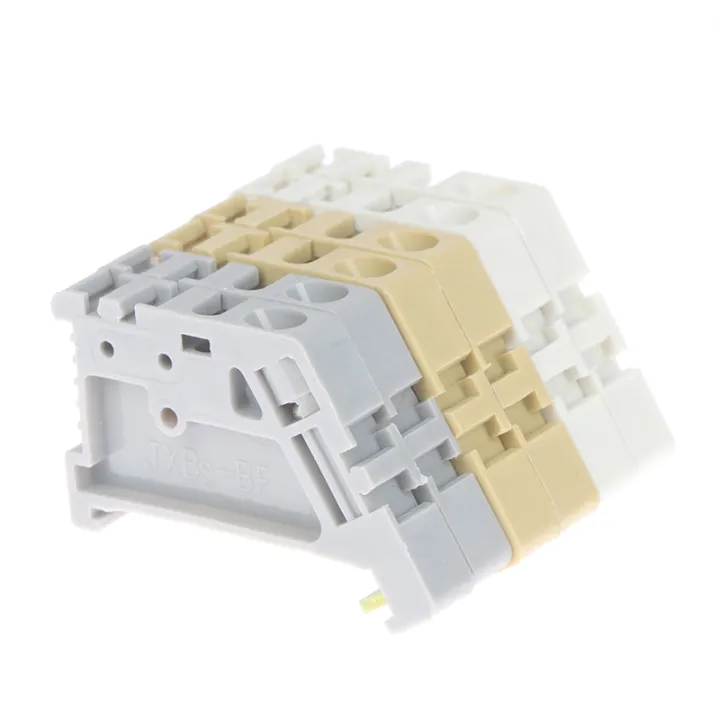 10Pcs EW35 End Stop Mount on Din Rail SAK Type Terminal Block ...