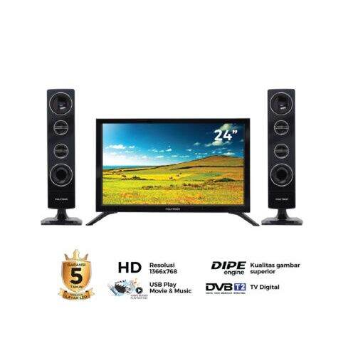 LED TV POLYTRON PLD 24TV1855 DIGITAL 24 INCH SPEAKER TOWER (ONLY ...