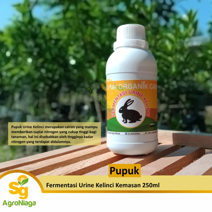 Pupuk Organik Cair Fermentasi Urine Kelinci Kemasan 250 ml | Lazada Indonesia