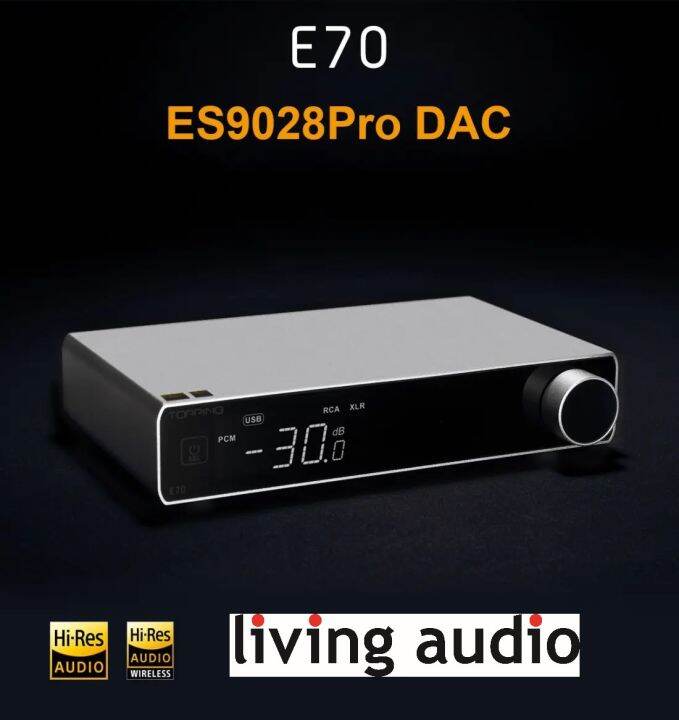 TOPPING E70 ES9028Pro DAC XU316 RCA XLR Output Decoder with Remote ...