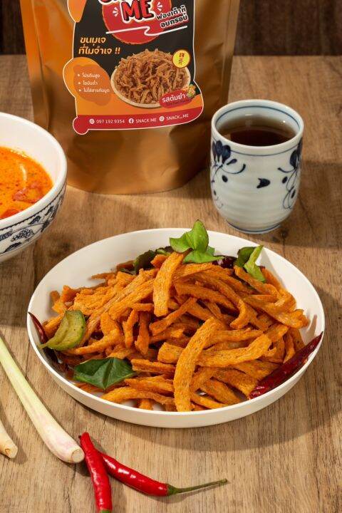 (คละรสชาติ 6ห่อ) Snack me ฟองเต้าหู้อบกรอบ รสต้มยำ 3ห่อ, รสเห็ดทรัฟเฟิล 3ห่อ | Lazada.co.th