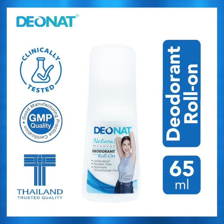 DeoNat Natural Mineral Deodorant Roll-On 65ml | Lazada PH
