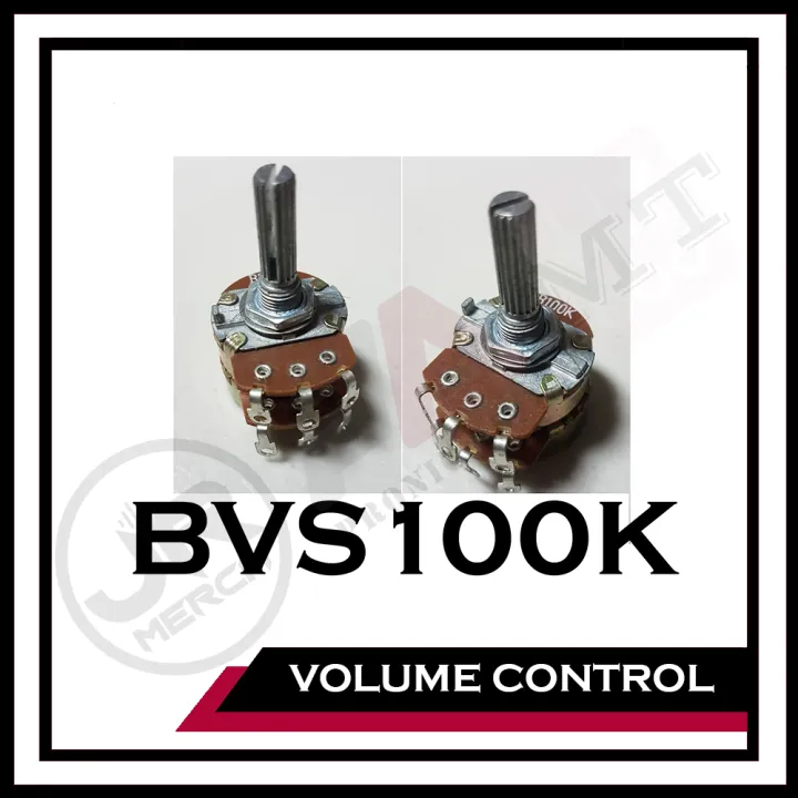 2pcs (BVS100K) VOLUME CONTROL Big Stereo 100K | Lazada PH