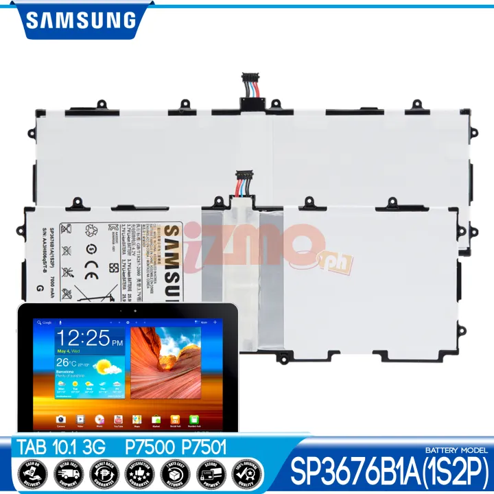 Model SP3676B1A(1S2P) Samsung P7500 Galaxy Tab 10.1 3g Original Battery ...