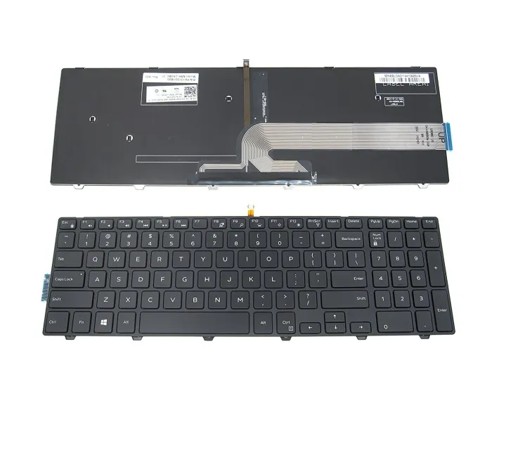 Replacement Backlit NEW Keyboard (With Frame) for Dell Inspiron 15 3000 ...