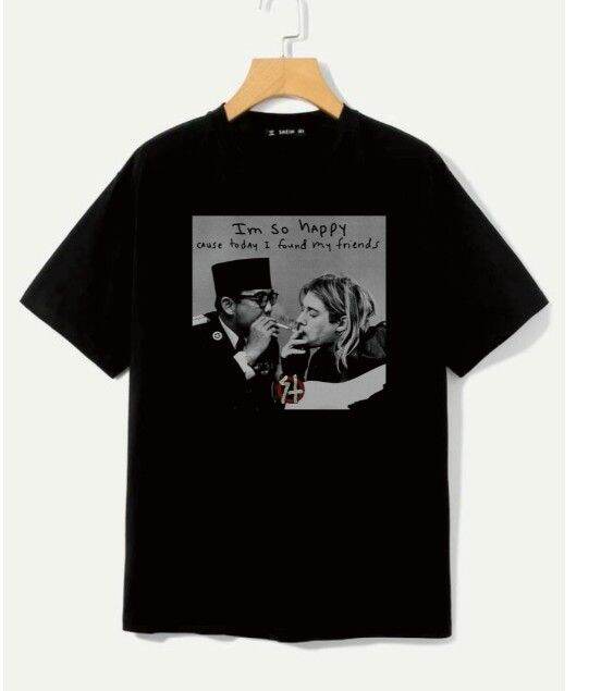 KAOS KURT COBAIN X SOEKARNO BAJU SOEKARNO | Lazada Indonesia KAOS KURT COBAIN X SOEKARNO BAJU SOEKARNO | Lazada Indonesia