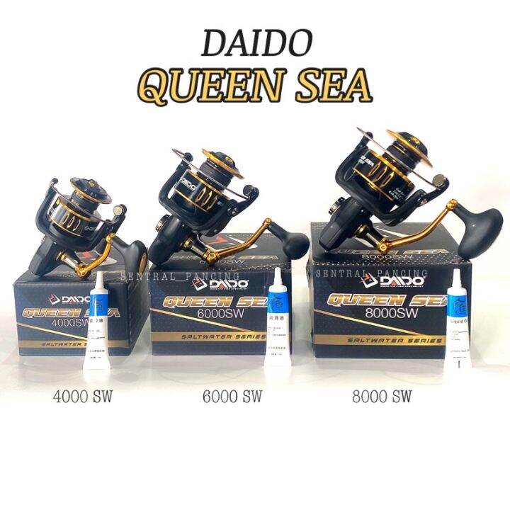 REEL SPINNING DAIDO QUEEN SEA SW 4000 6000 8000 | Lazada Indonesia