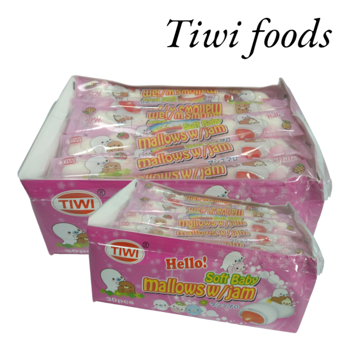 Tiwi Soft Baby Mallows with Jam 30 pcs | Lazada PH