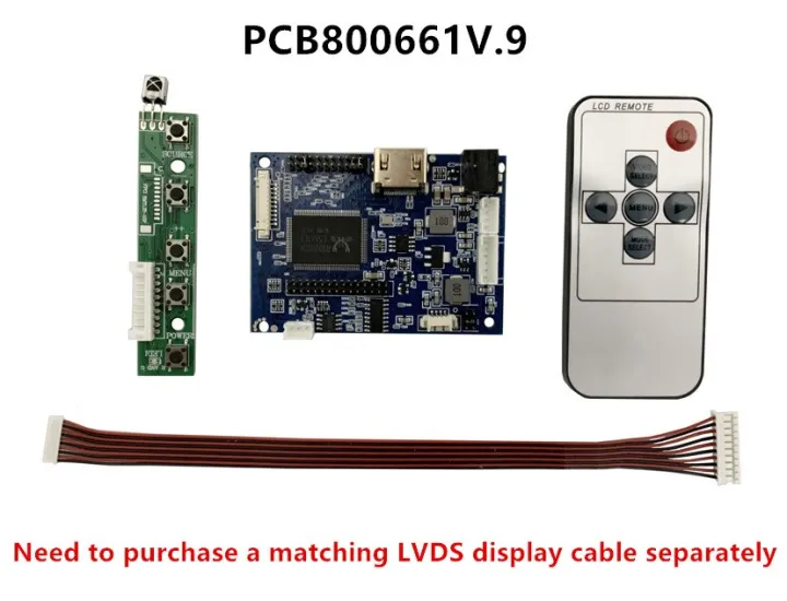 Highly Compatible Universal TFT TN IPS LCD Screen Display HDMI-compatible VGA AV Driver Control ...