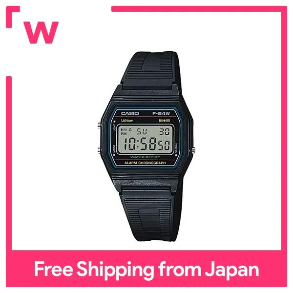 [Casio] Watch Casio Collection F-84W-1QJH Men's Black | Lazada PH